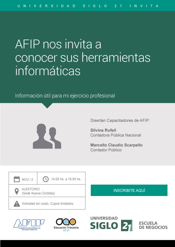 AFIP nos invita a conocer sus herramientas informáticas | Universidad ...